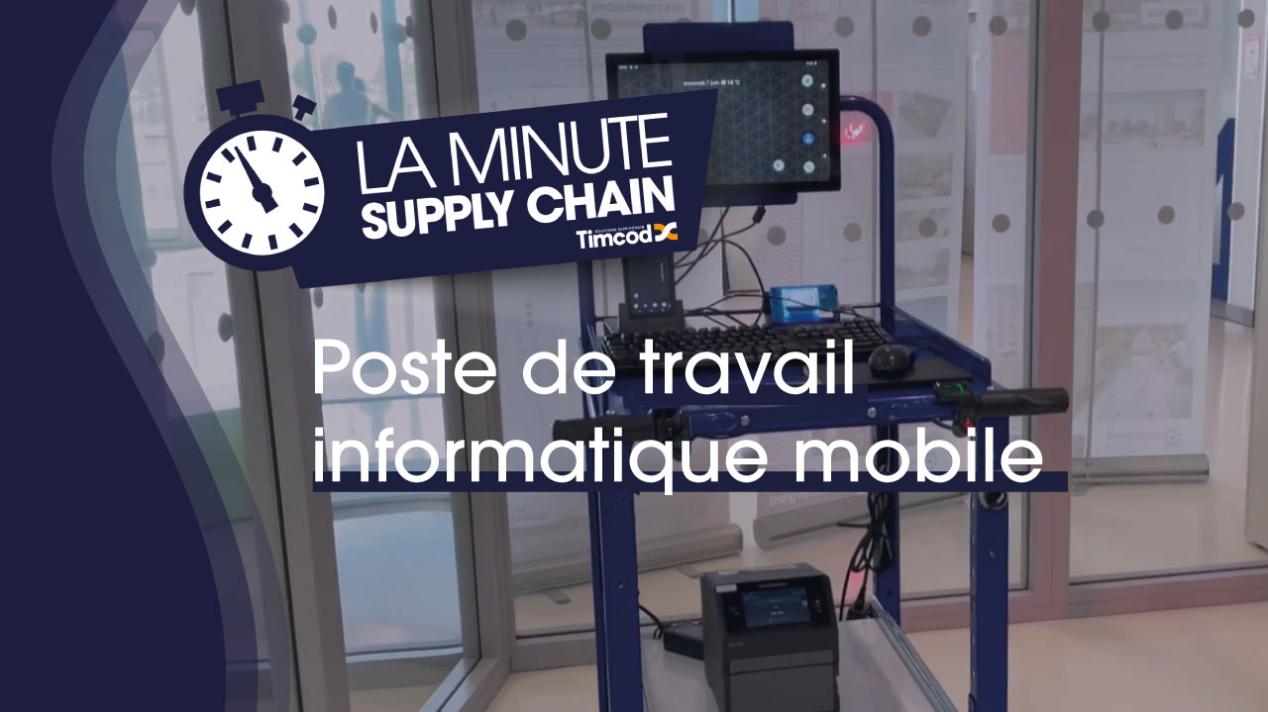 Poste de travail mobile, chariot informatique mobile | TIMCOD