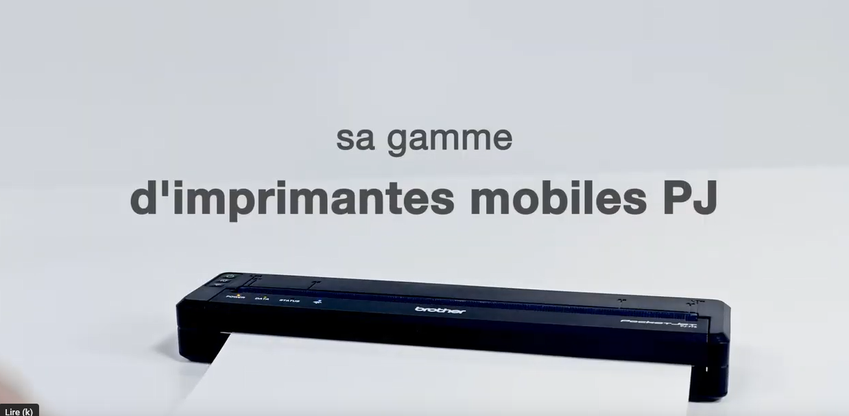Imprimante A4 mobile thermique Brother Série PJ8 | TIMCOD